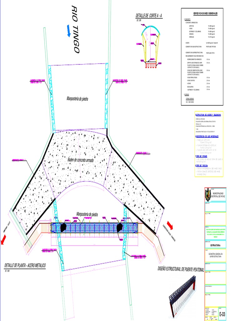 Plano de Estructuras Con Membrete2 | PDF | Material compuesto | Hormigón