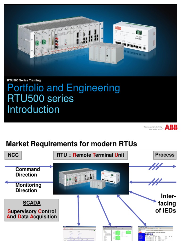 02 1 RTU500 Series Introduction E | PDF | User Interface | Programmable Logic Controller