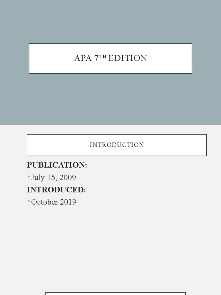 APA Format 7th Edition | PDF | Paragraph | Letter Case