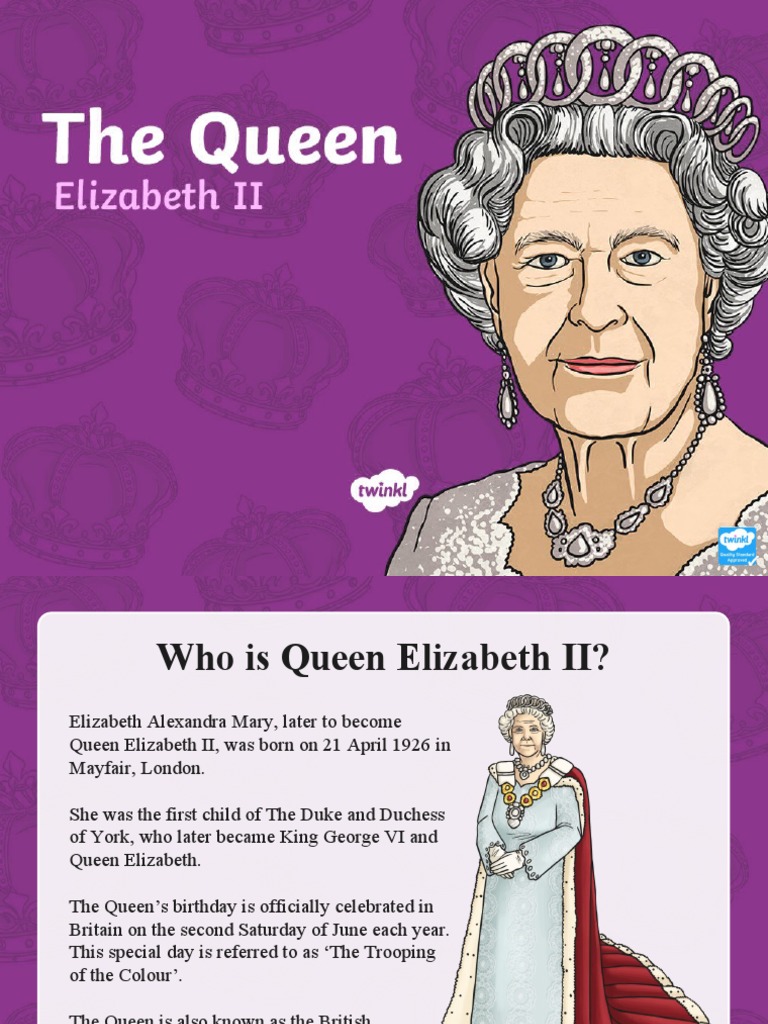 Queen Elizabeth LL Powerpoint | PDF | Elizabeth Ii | Monarchy Of The ...