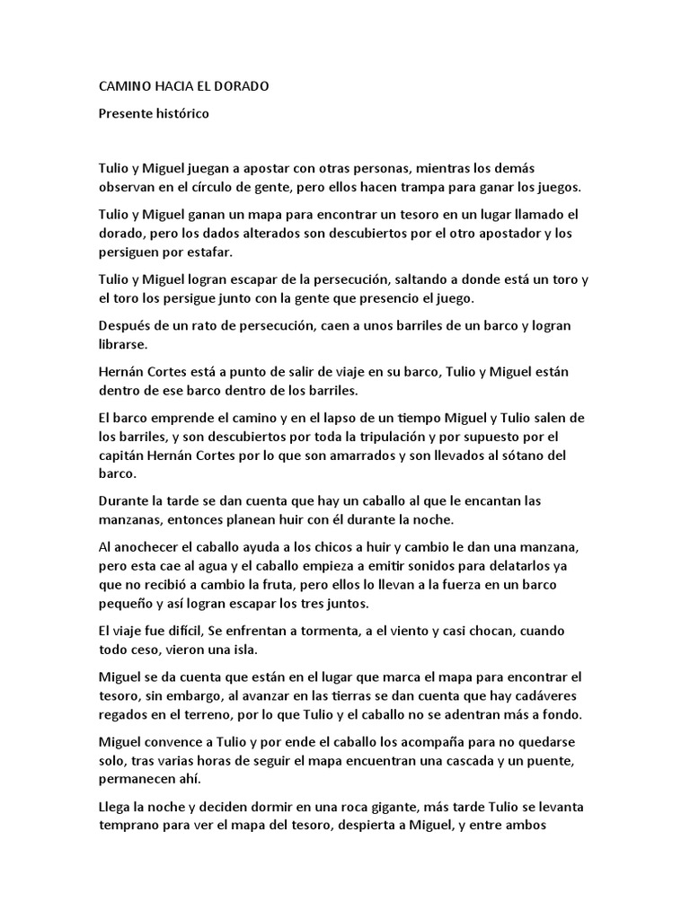 Camino Hacia El Dorado | PDF