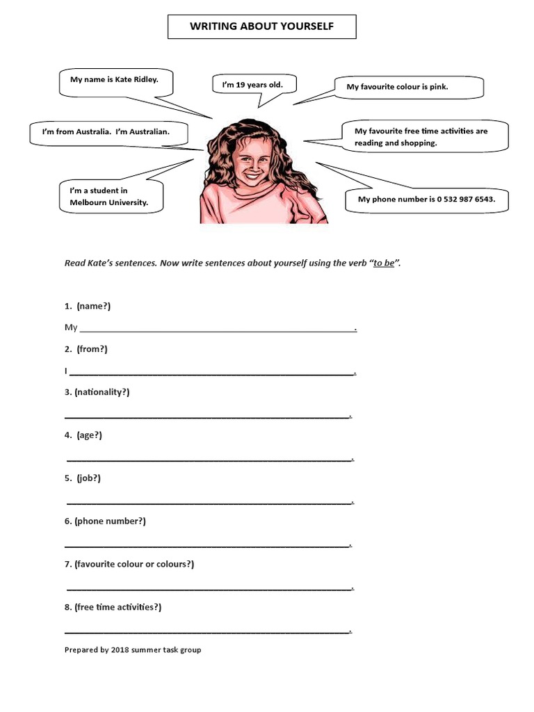 Writing about Yourself | PDF