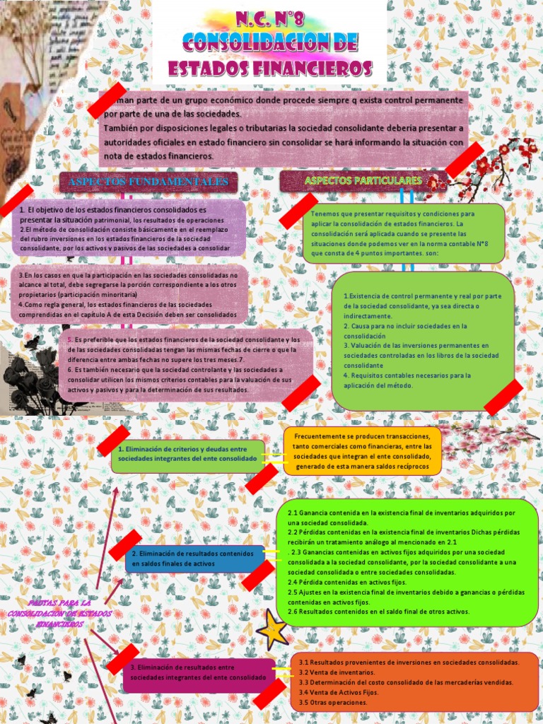 Consolidacion de Estados NC8 | PDF | Estado financiero | Contabilidad