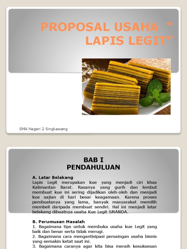 Contoh Proposal Dan Analisis Swot | PDF