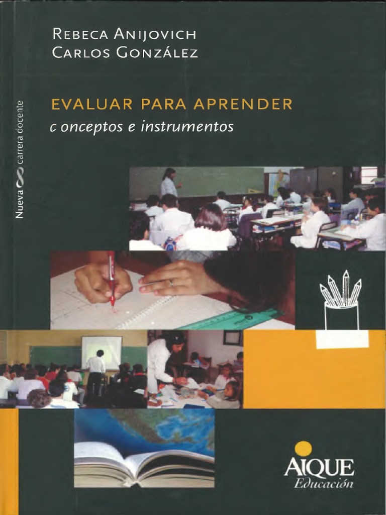 Anijovich, Rebeca González, Carlos - Evaluar para Aprender | PDF