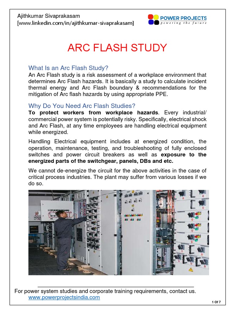 Essential Guide to Arc Flash Studies | PDF | Electrical Engineering ...