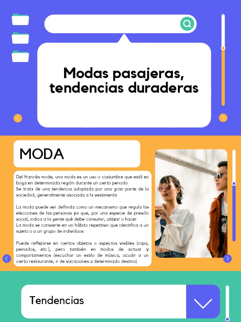 Modas Pasajeras, Tendencias Duraderas | PDF | Moda | Mercado (economía)