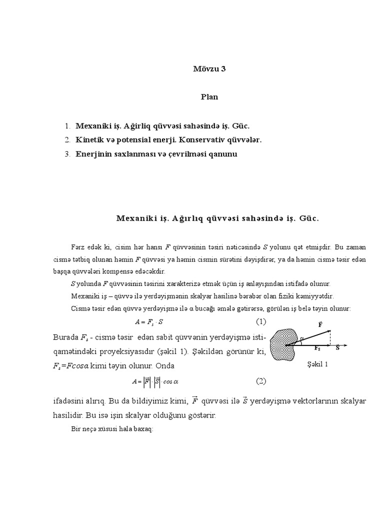 Muhazire 3 Fizika | PDF Muhazire 3 Fizika | PDF