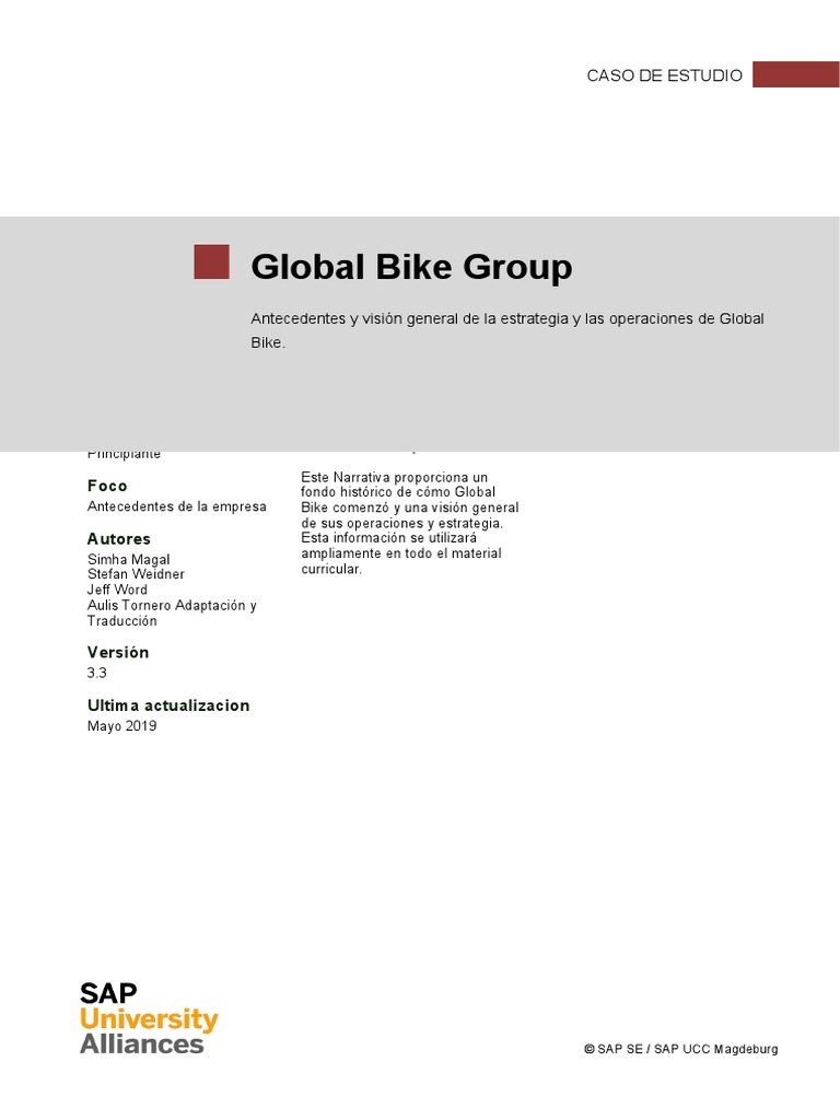 Global Bike Group | PDF