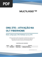 Comandos Basicos Olt Zte | PDF | Transmissão de dados | Protocolos da internet