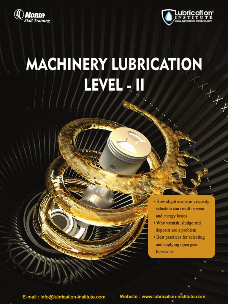 Machinery Lubrication Level II Course | PDF | Motor Oil | Lubricant