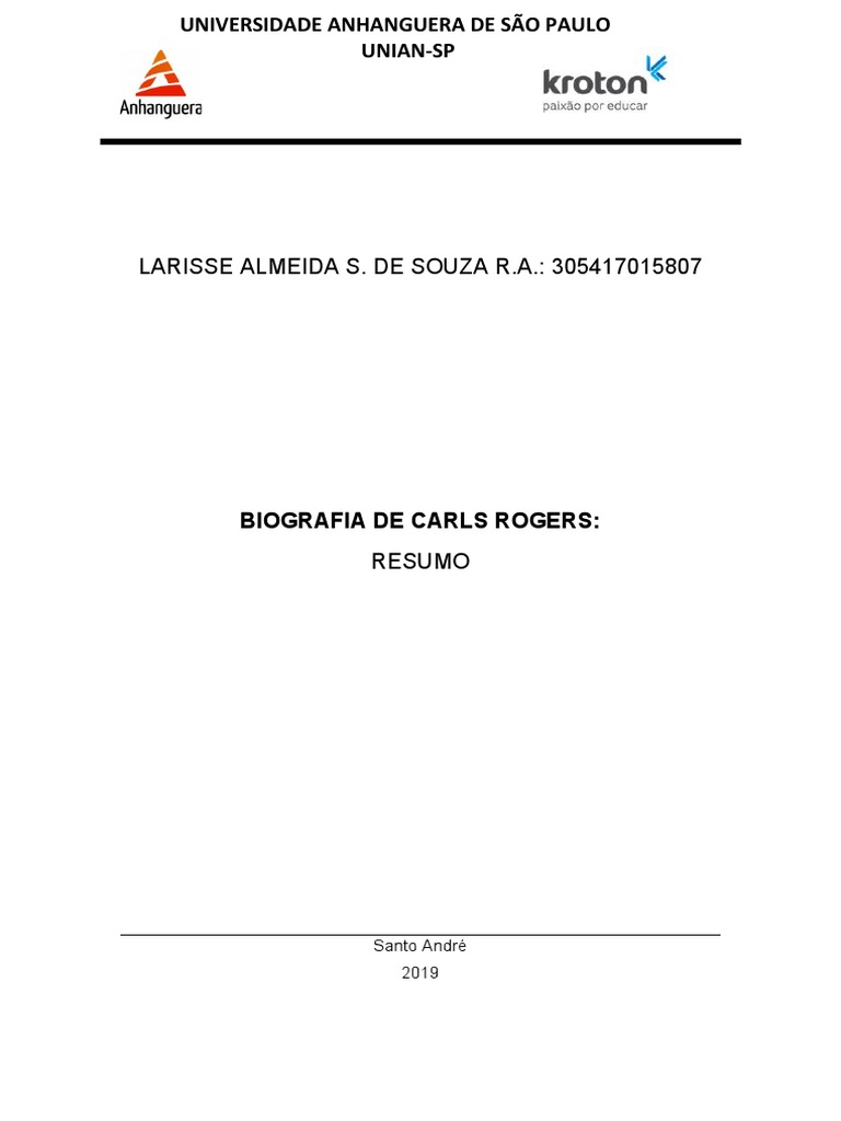 Uma breve biografia e o legado de Carl Rogers: o pioneiro da terapia ...