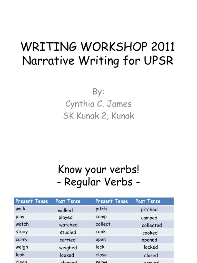 Narrative Writing For UPSR | PDF