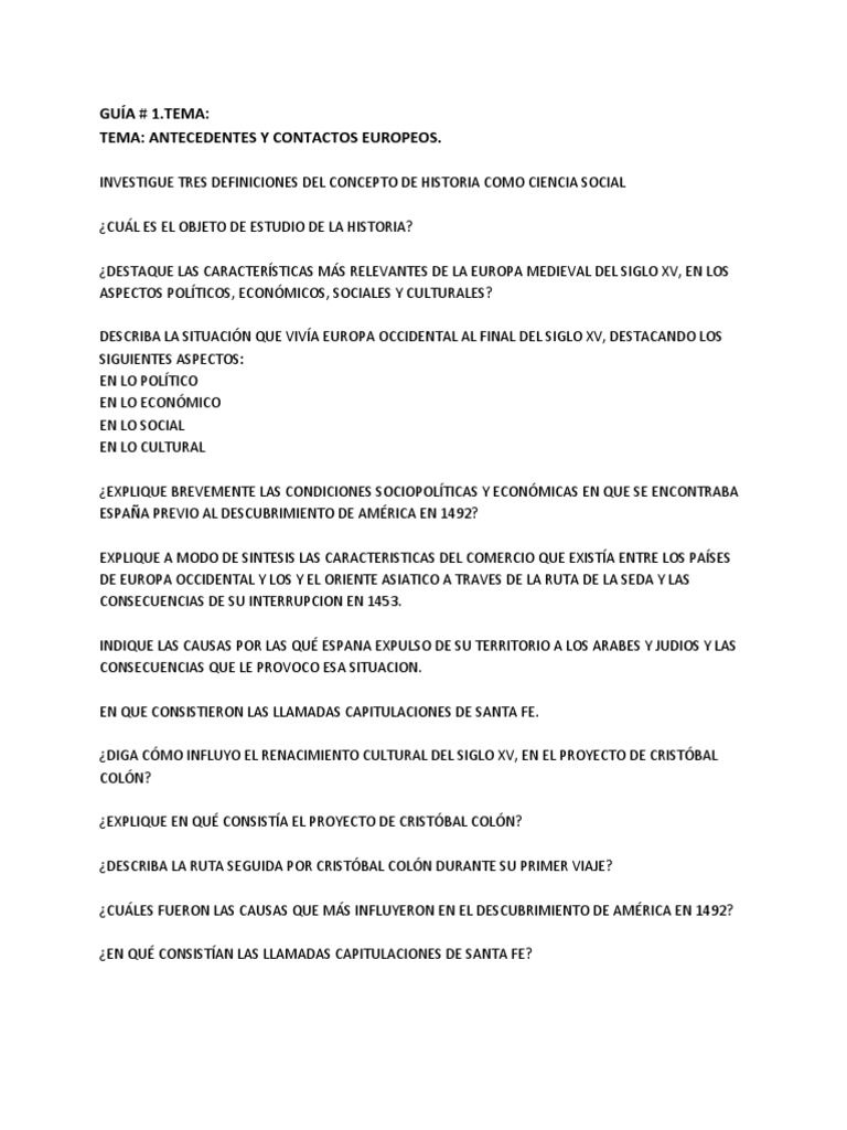 Tareas para His-011.-1 | PDF | Haití | América del Norte