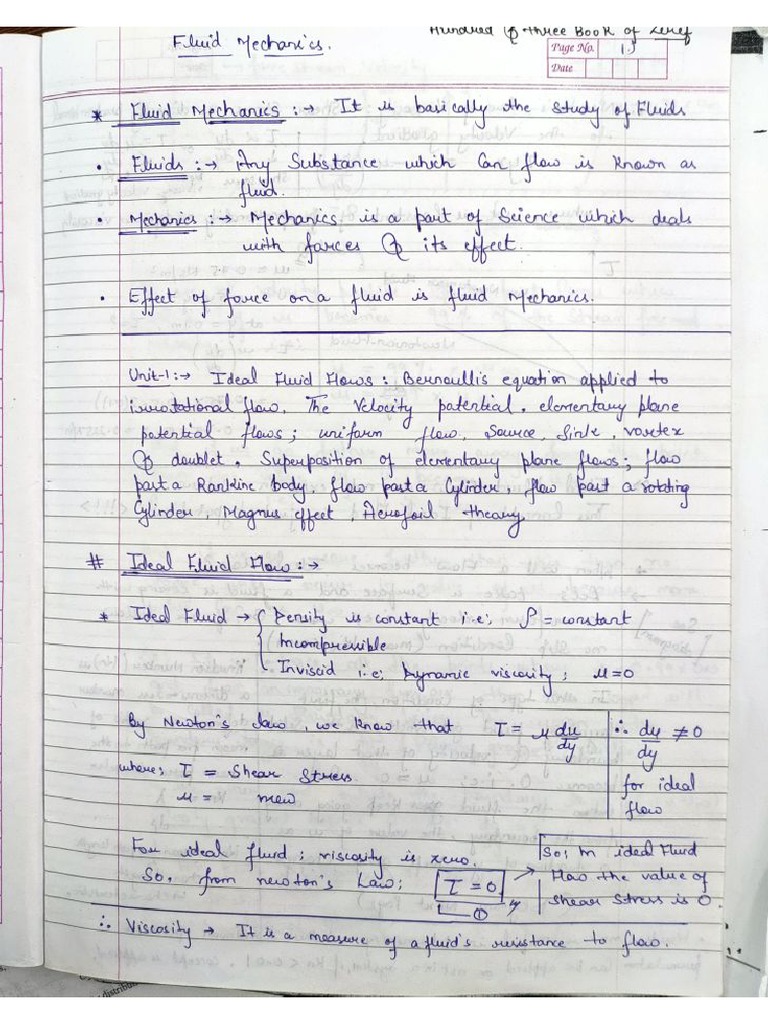 Unit1 FM Notes by Nazeed | PDF