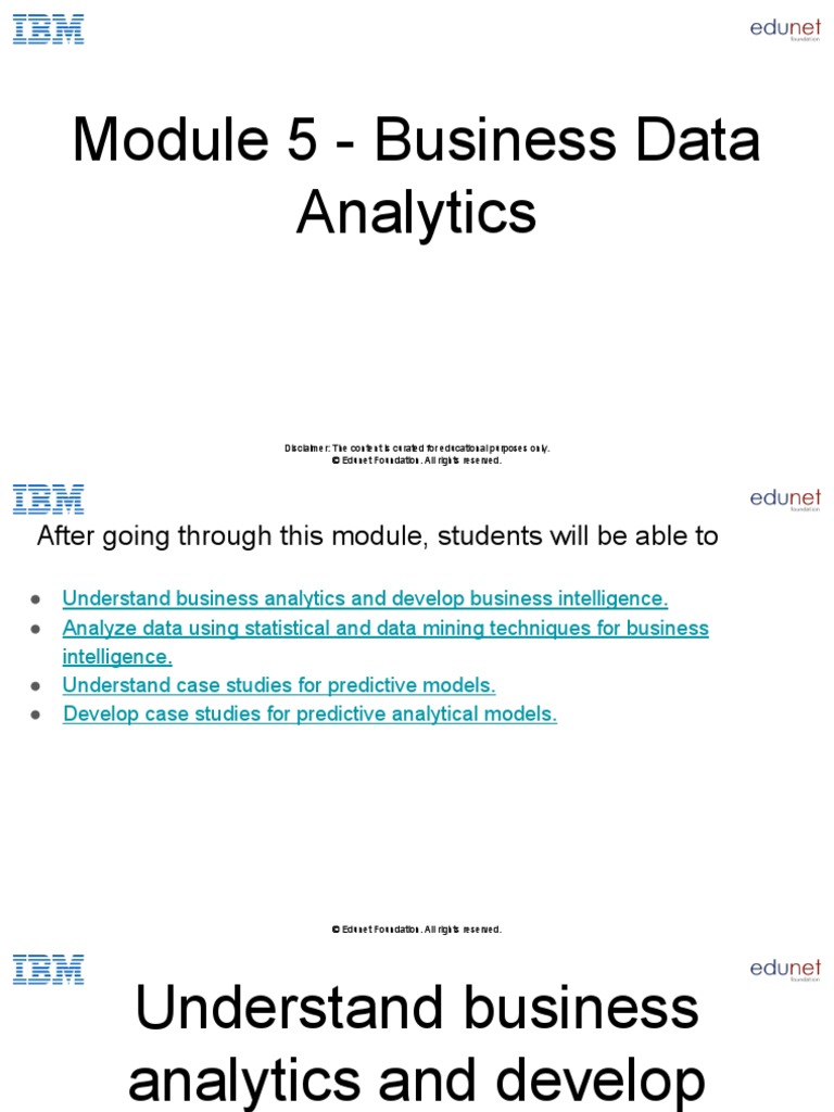 Module 5 Class | PDF
