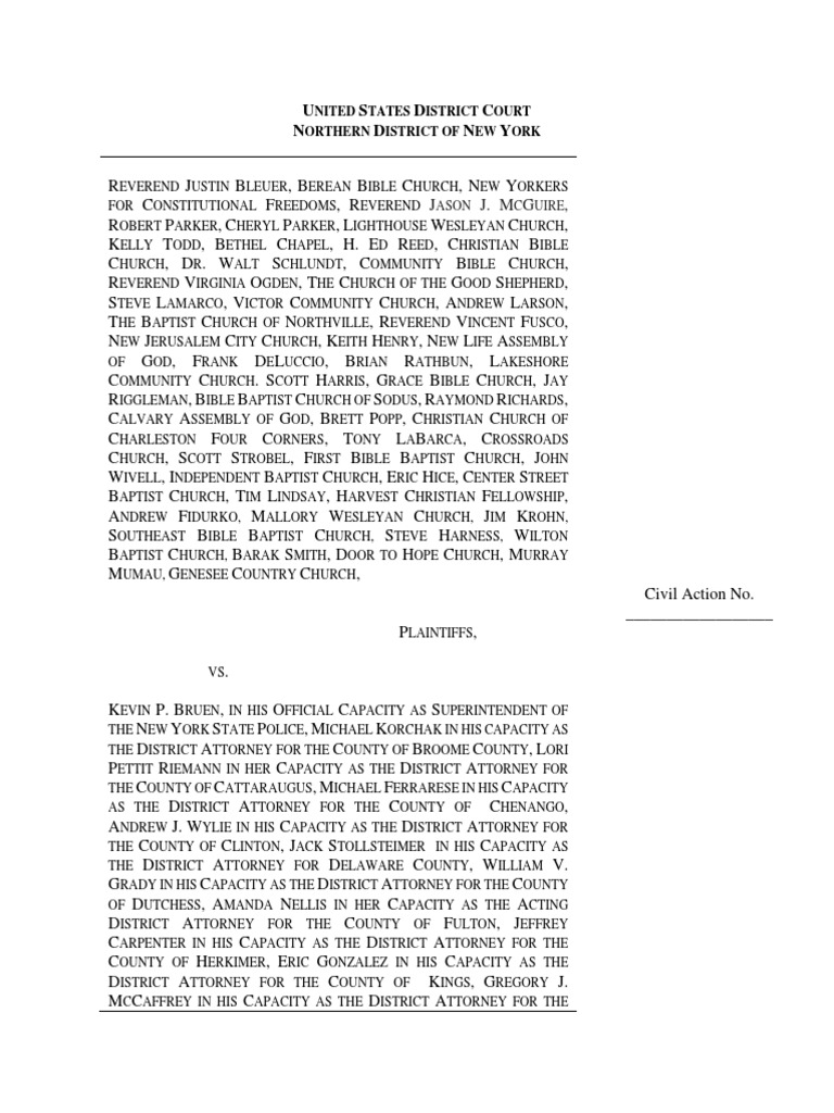Complaint For Declaratory and Injunctive Relief | PDF | Second ...