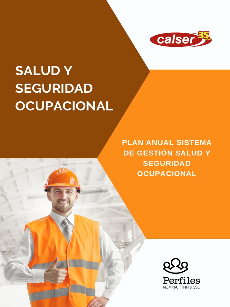 Plan de Salud y Seguridad Ocupacional - Calser | Descargar gratis PDF | Seguridad y salud ...