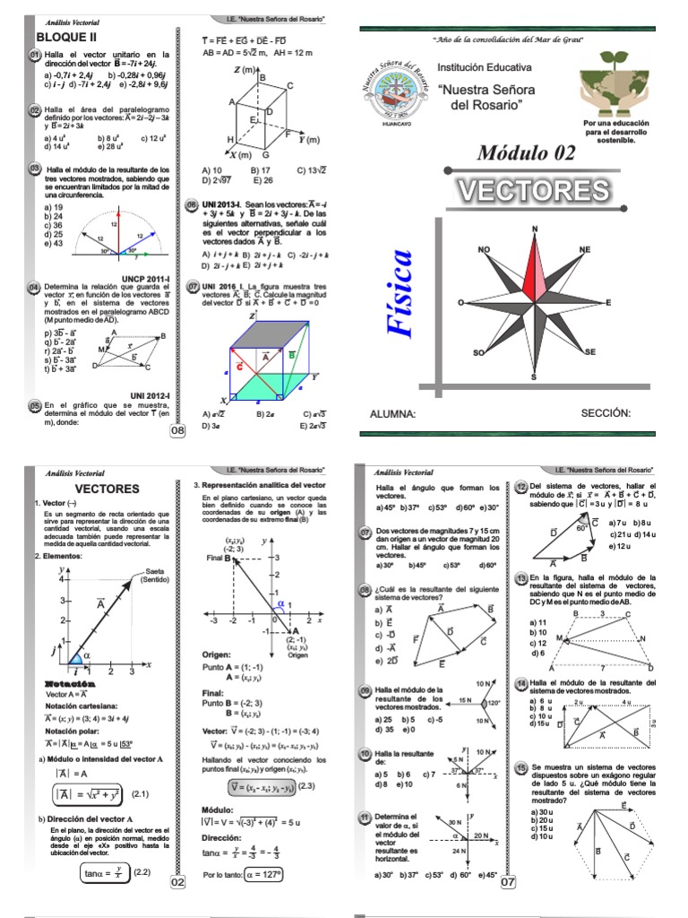 Analisis Vectorial | PDF | Vector Euclidiano | Geometria clasica