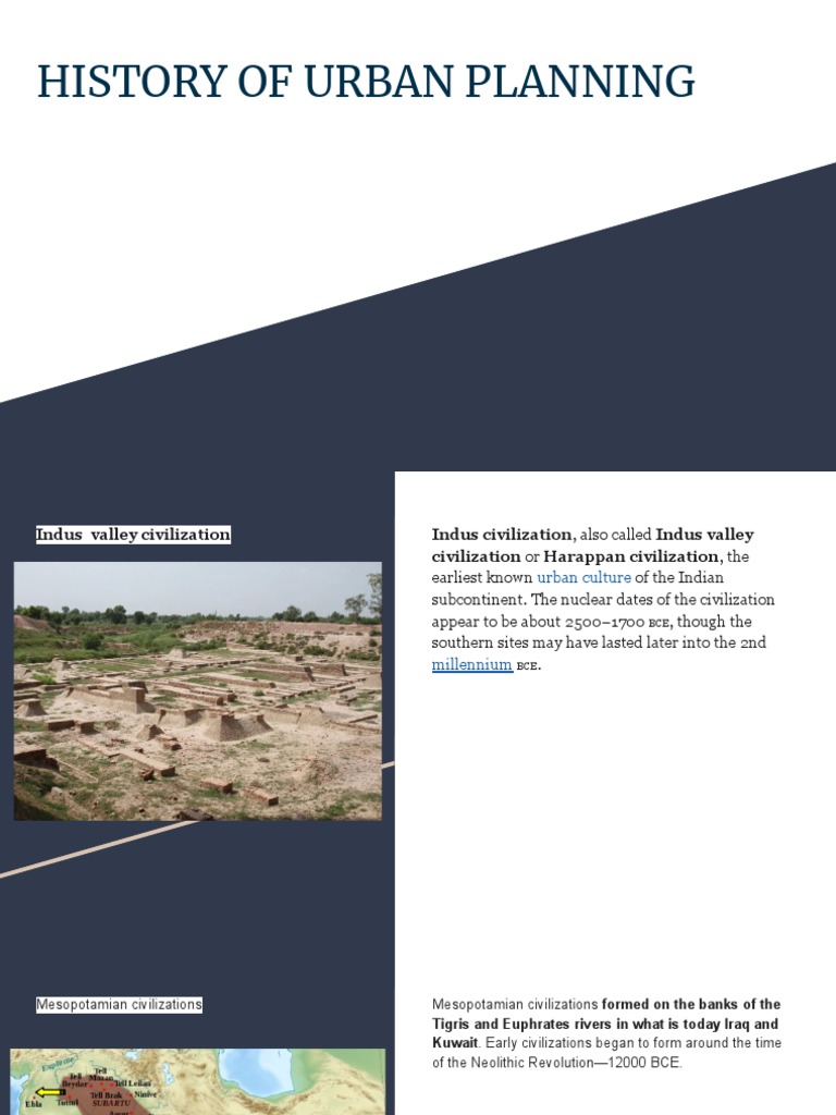 Evolution of Urban Planning History | PDF | Classics