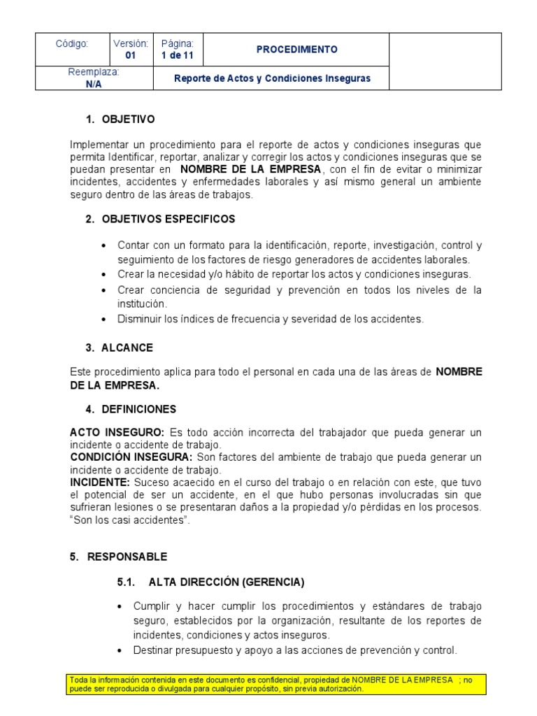 Procedimiento para Reportar Inseguridades | PDF | Informática