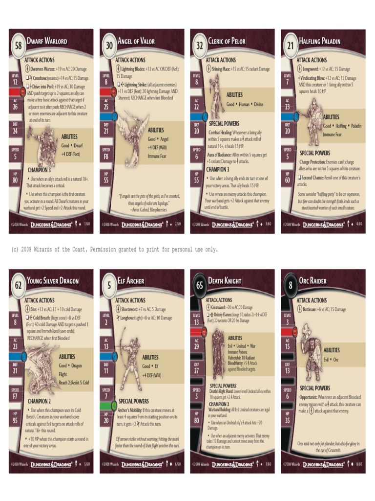 Dungeons of Dread Skirmish | Download Free PDF | Dwarf (Dungeons ...