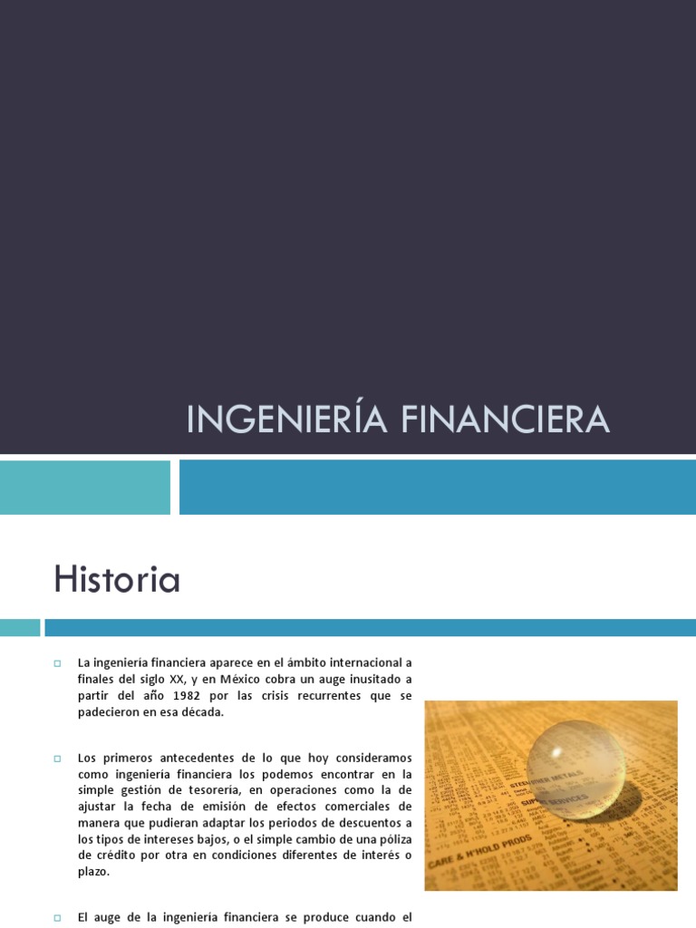 Presentacion Ingenieria Financiera | PDF | Business | Deuda