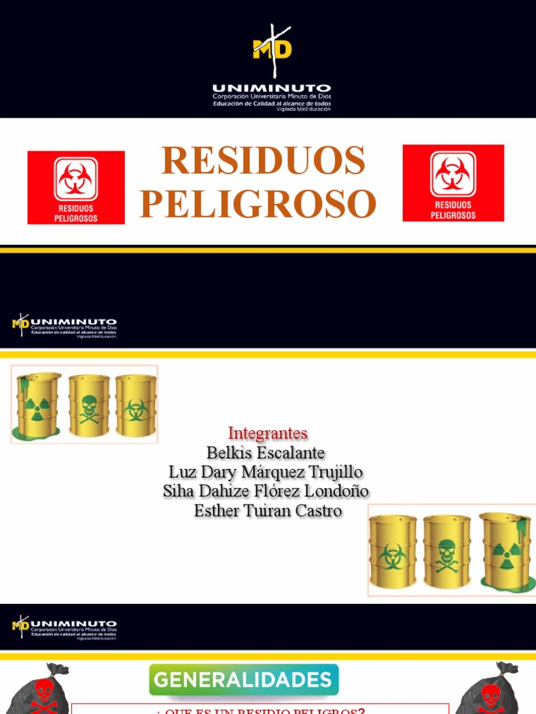 Residuos Peligroso | PDF | Residuos | Toxicidad