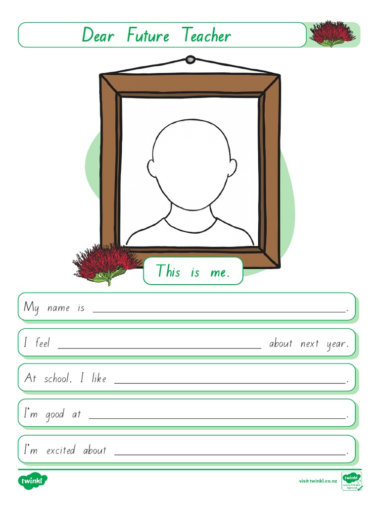 Dear Future Teacher Writing Templates - Ver - 3 | PDF