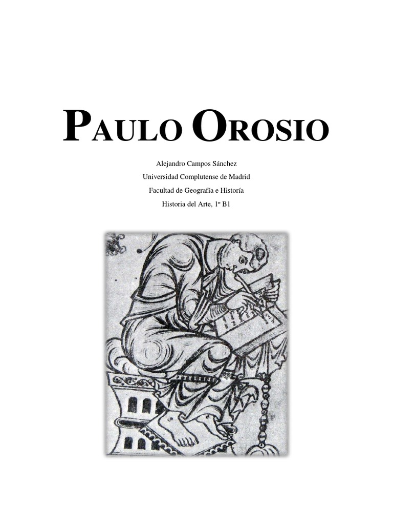 Paulo Orosio: Puente Histórico | PDF | Historia