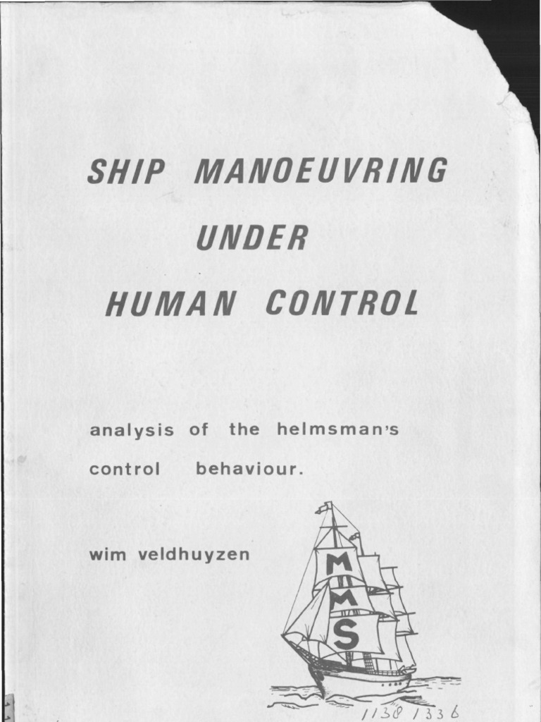 Ship Maneuvering Under Human Control | PDF | Spectral Density | Control ...