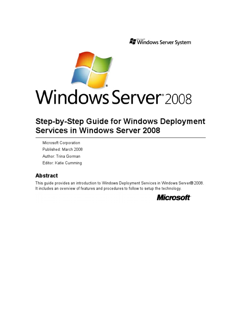 Step-By-Step Guide For Windows Deployment Services in Windows Server ...