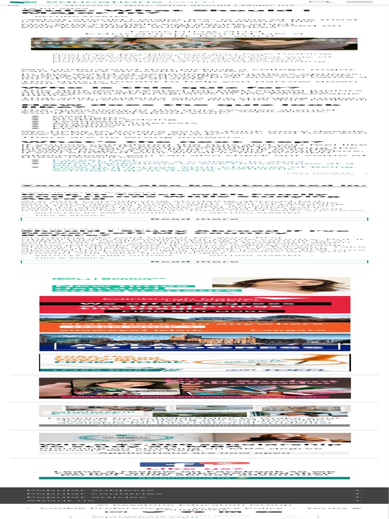 Quiz What Should I Major in | PDF