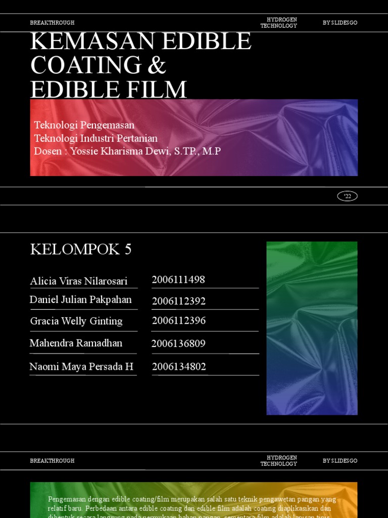 Kel. 5 - Kemasan Edible | PDF