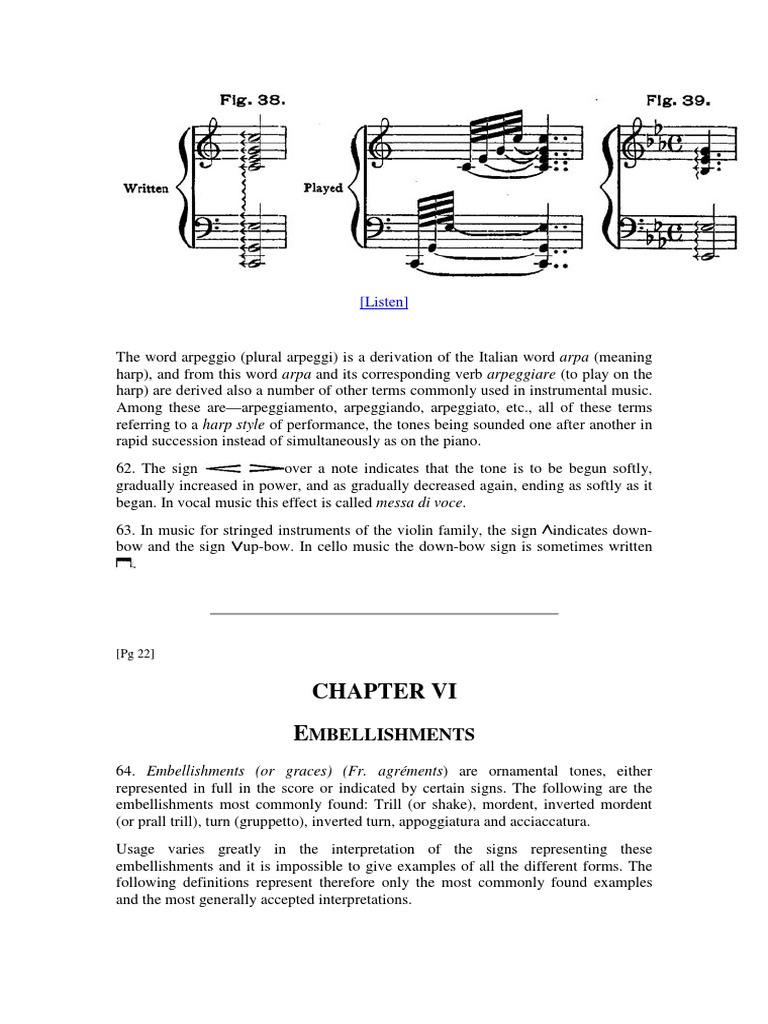 Music Embellishments Guide | PDF