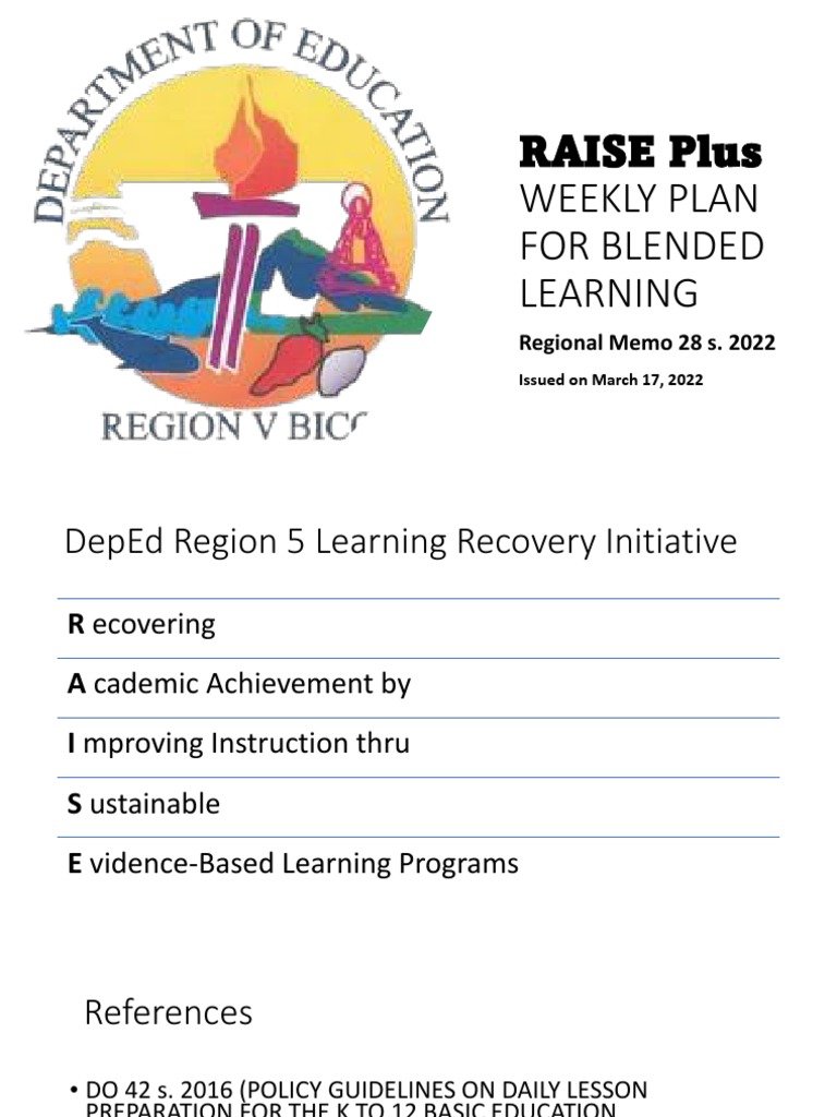 RAISEPlus AND GUIDELINES ON THE PROGRESSIVE EXPANSION OF FACE TO 1 | PDF | Educational ...