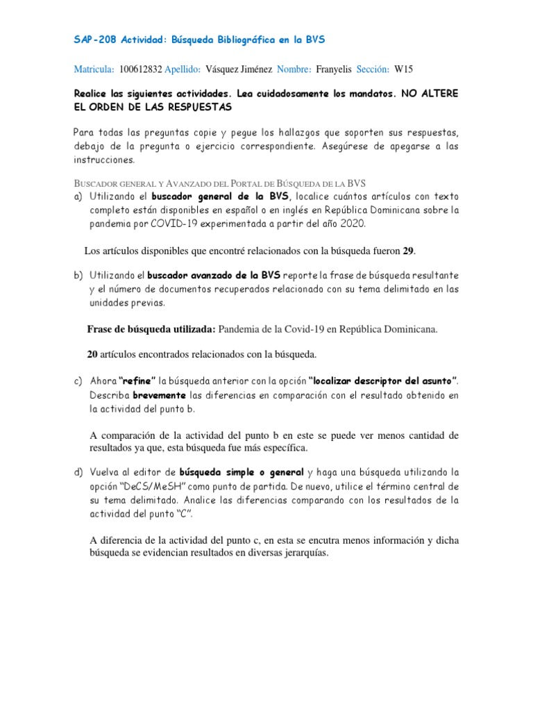 U5 Tarea Búsqueda BVS 2022 10 | PDF