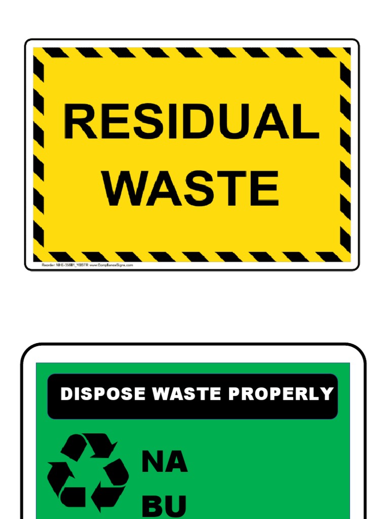 Waste Signage | PDF