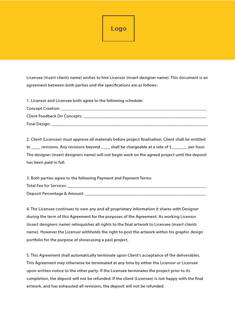 Logo Contract | PDF | Business Law | Justice