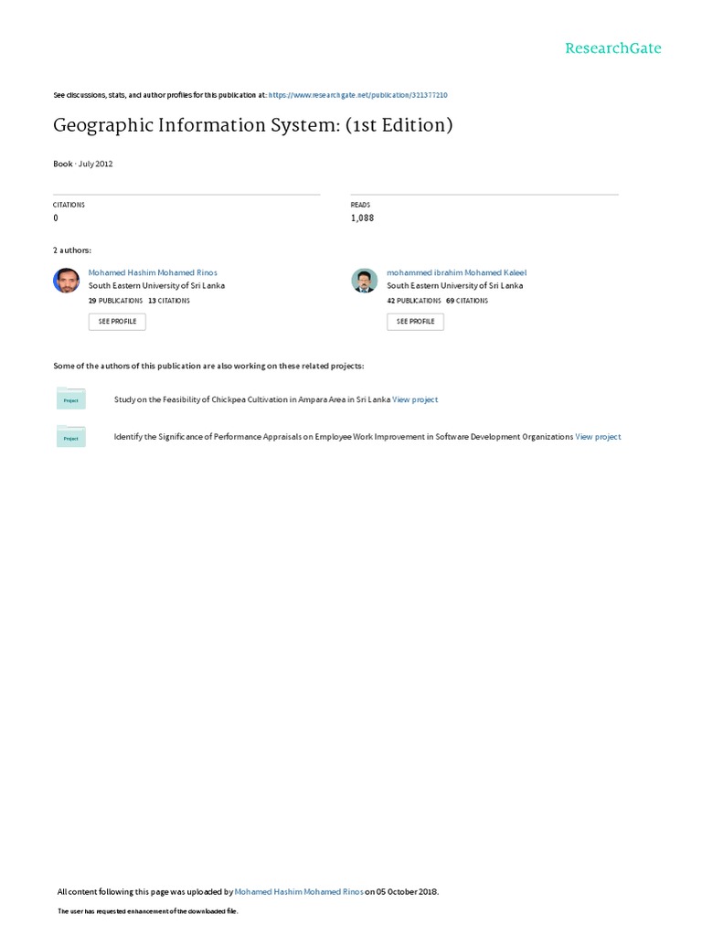 An In-Depth Introduction to Geographic Information Systems: Exploring the Foundations and ...