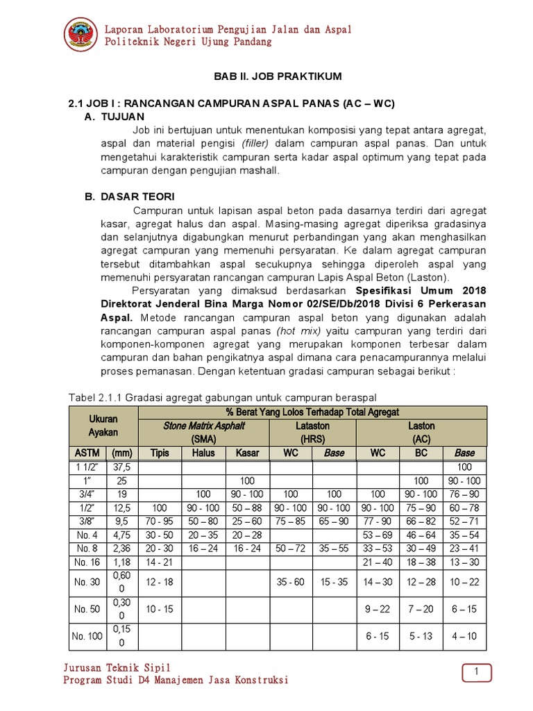 1 Ac WC KLP 1 | PDF | Teknologi & Rekayasa
