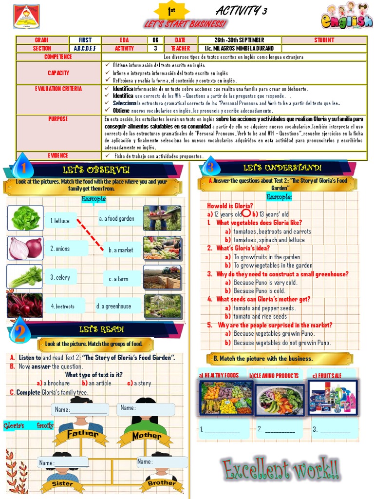 Ficha3 Eda6 Primero | PDF