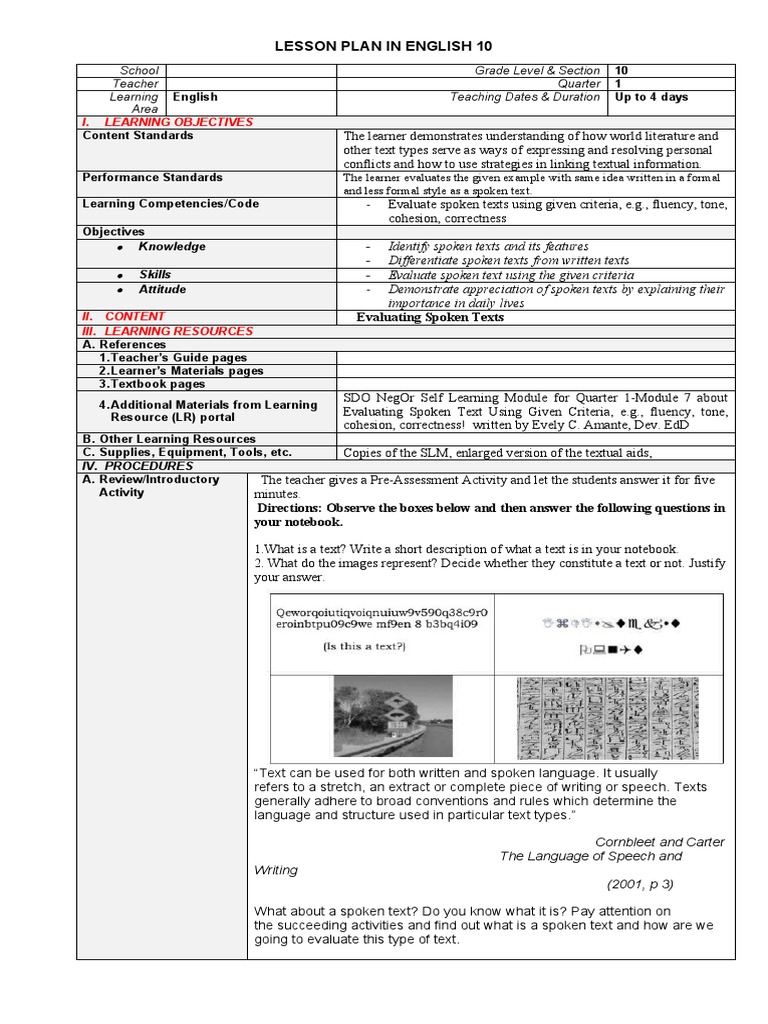 Dlp-Eng-G10-Q1-Melc-7-Week 7 | PDF | Learning | Word