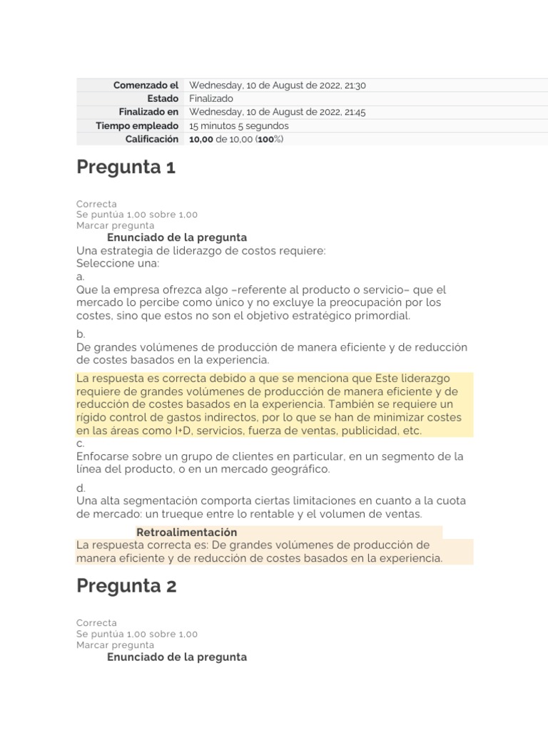 Evaluacion 3 Estrategia | PDF | Business | Mercado (economía)