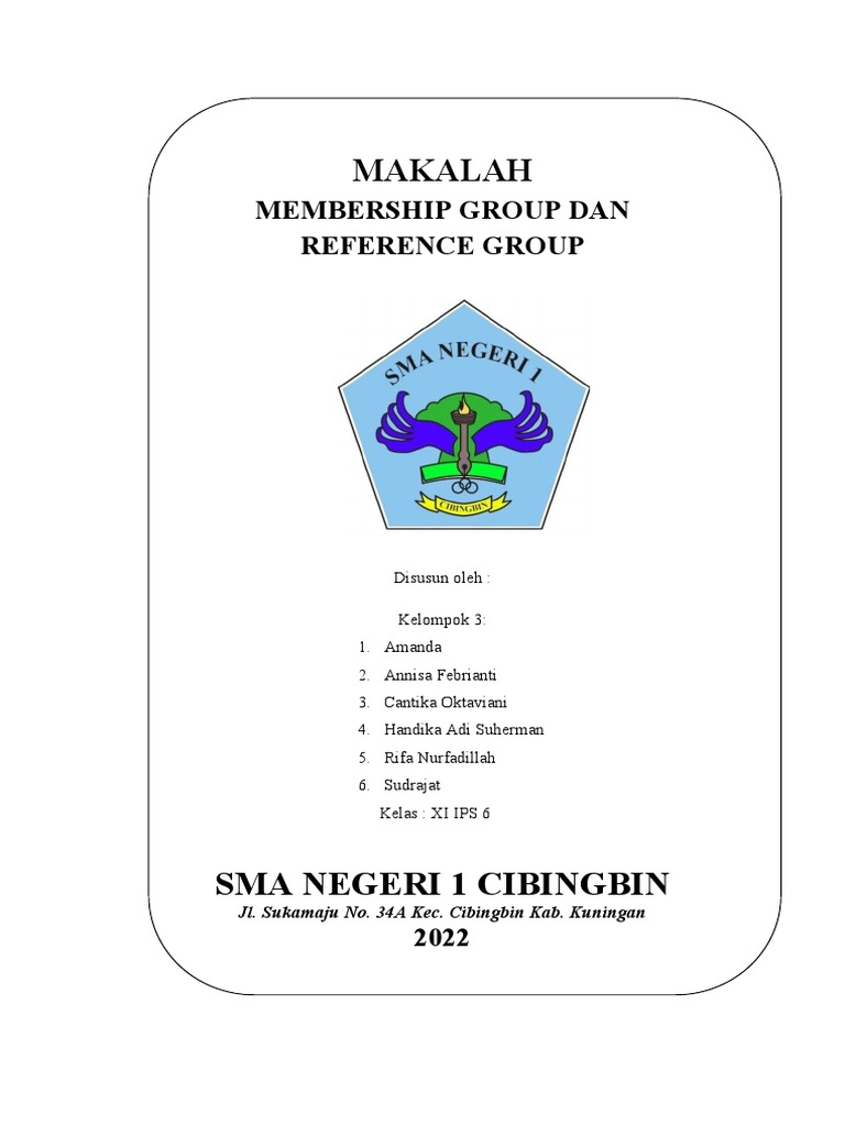 Makalah Membership Group Dan Reference Group | PDF | Karier ...