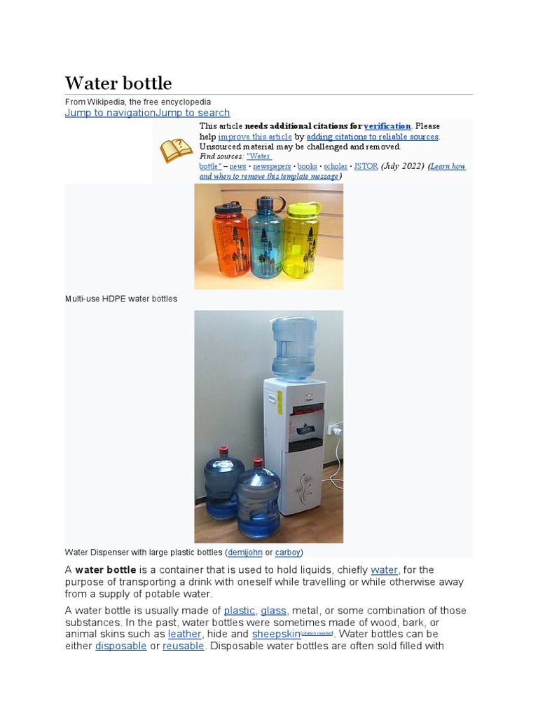 Water Bottle Theory | PDF | Materials