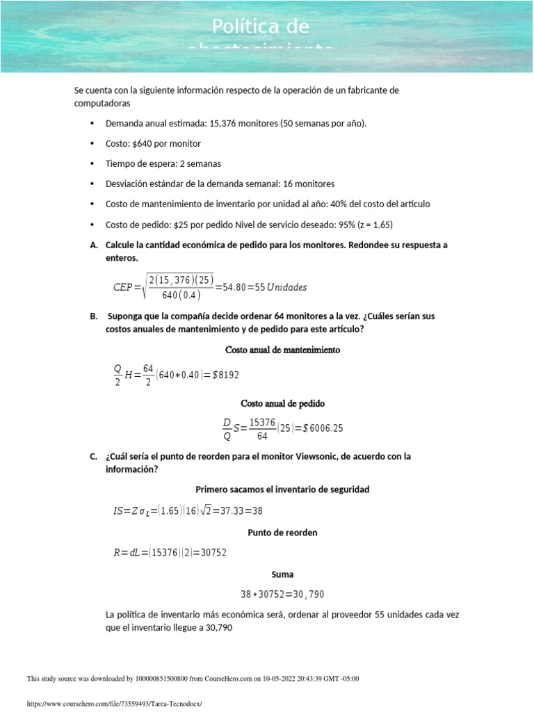 Tarea Tecno | PDF