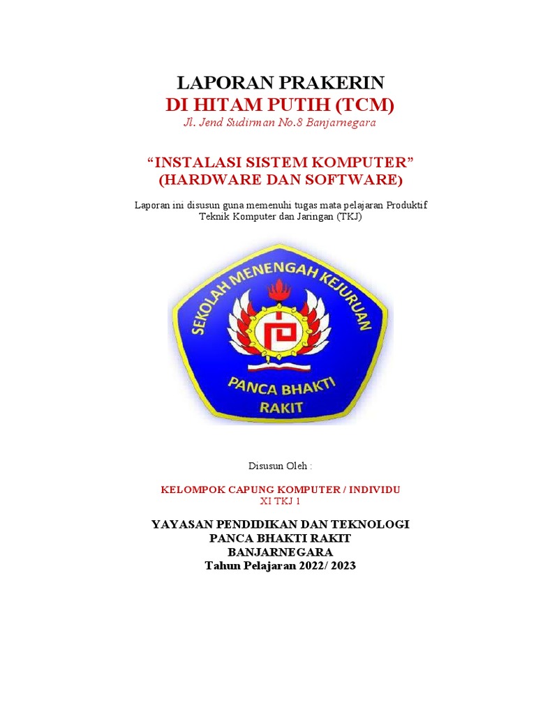 Laporan Prakerin - Template Lengkapv2.2 | PDF
