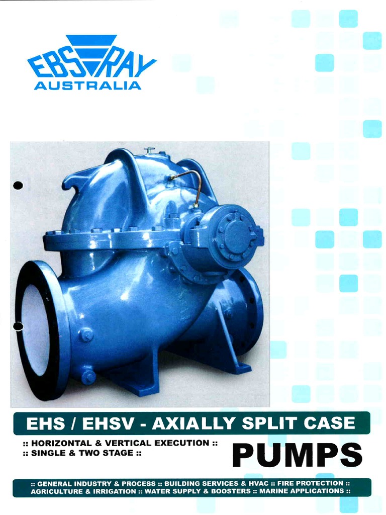 Split Case Pumps EHS EHSV Series | PDF