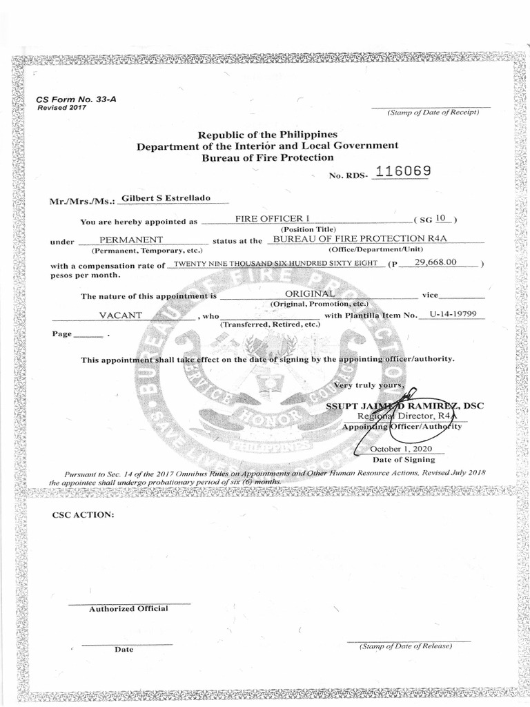 Attested Appointment | PDF | Government
